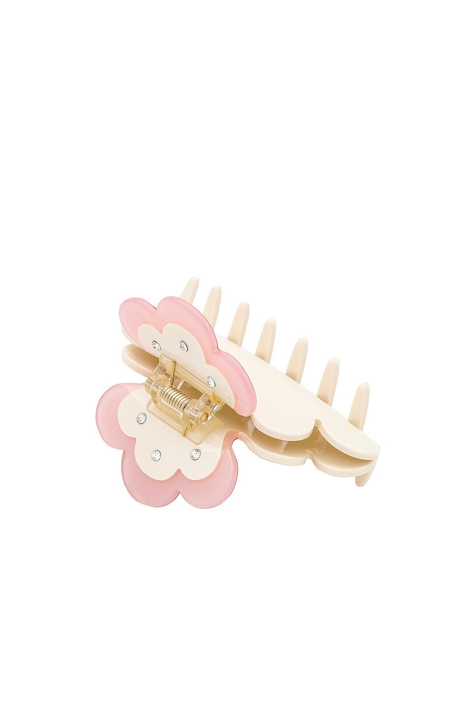 Emi Jay Cream Puff Clip in Pink | REVOLVE