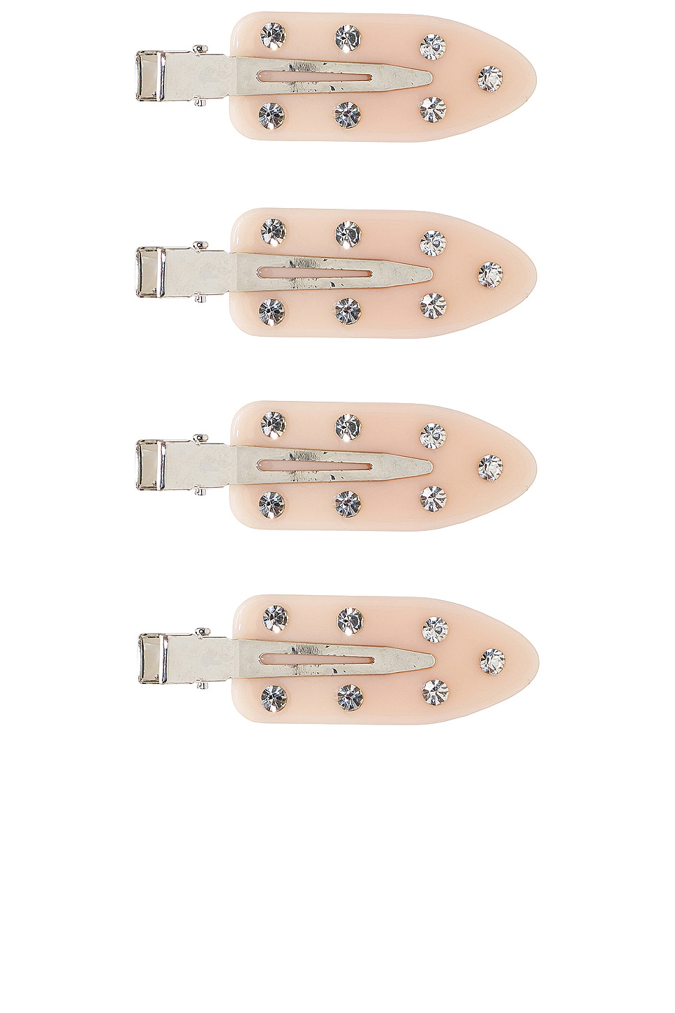 Emi Jay Popstar Clip Set in Creme Brulee | REVOLVE