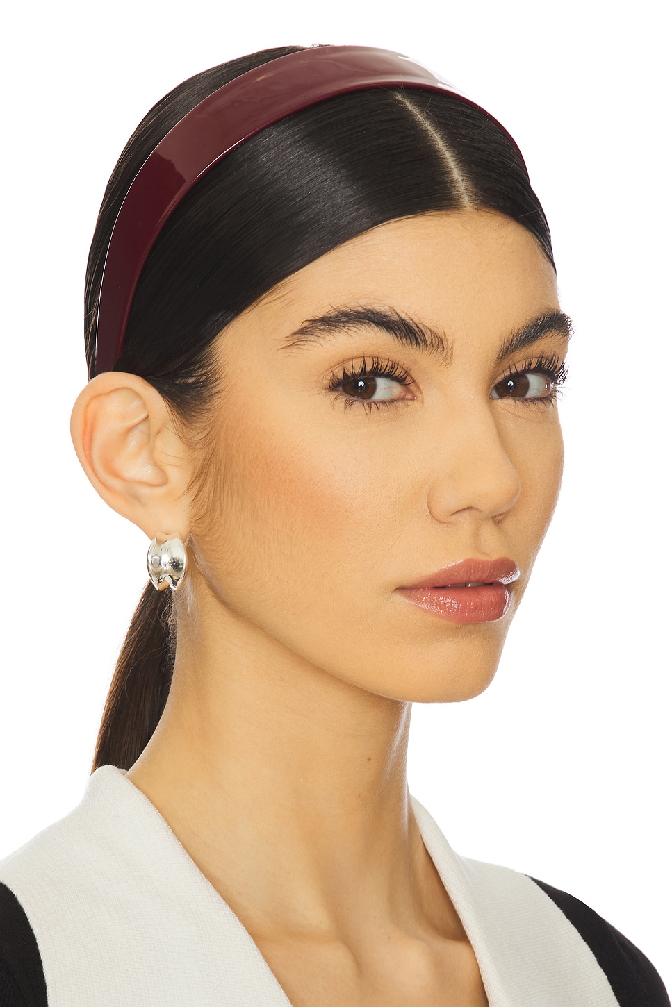 Emi Jay Wide Starlet Headband in Cherry Kiss | REVOLVE