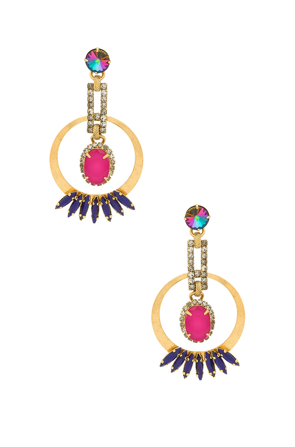 Elizabeth Cole Reese Earrings in Multi | REVOLVE