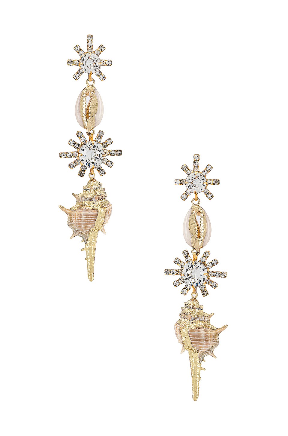 Elizabeth Cole X REVOLVE Oceana Earrings in Natural | REVOLVE