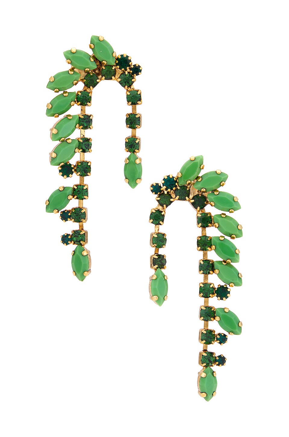 Elizabeth Cole Suzie Earrings in Green | REVOLVE