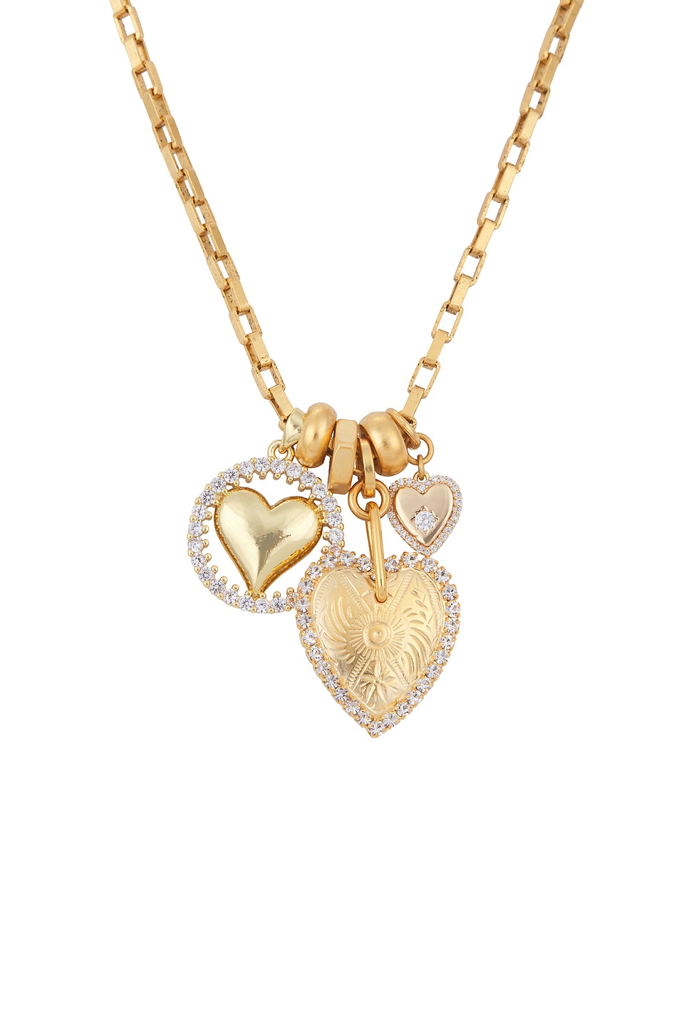 Elizabeth Cole Bannister Necklace in Gold | REVOLVE