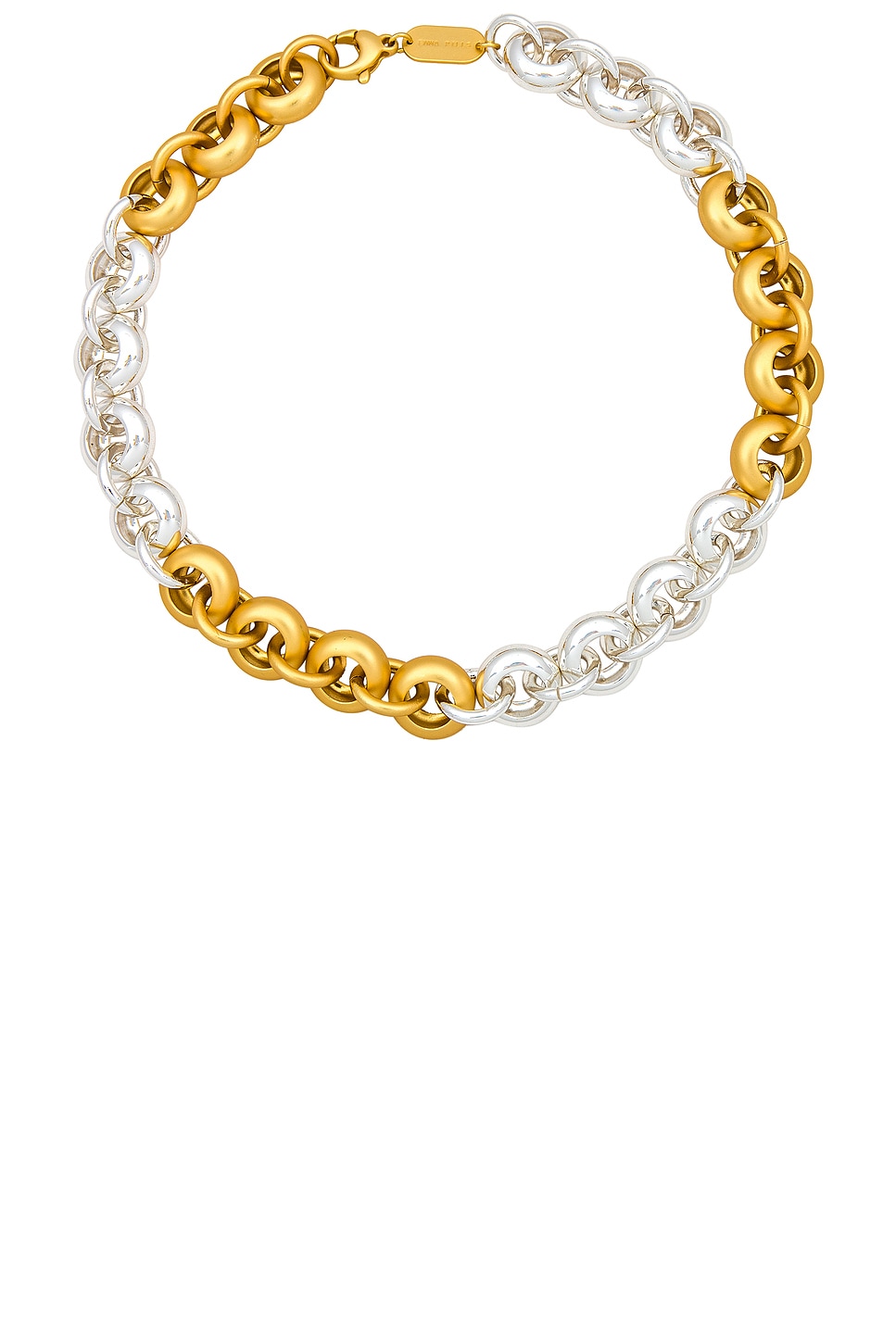 EMMA PILLS Lucien Two Tone Necklace in Gold & Silver | REVOLVE