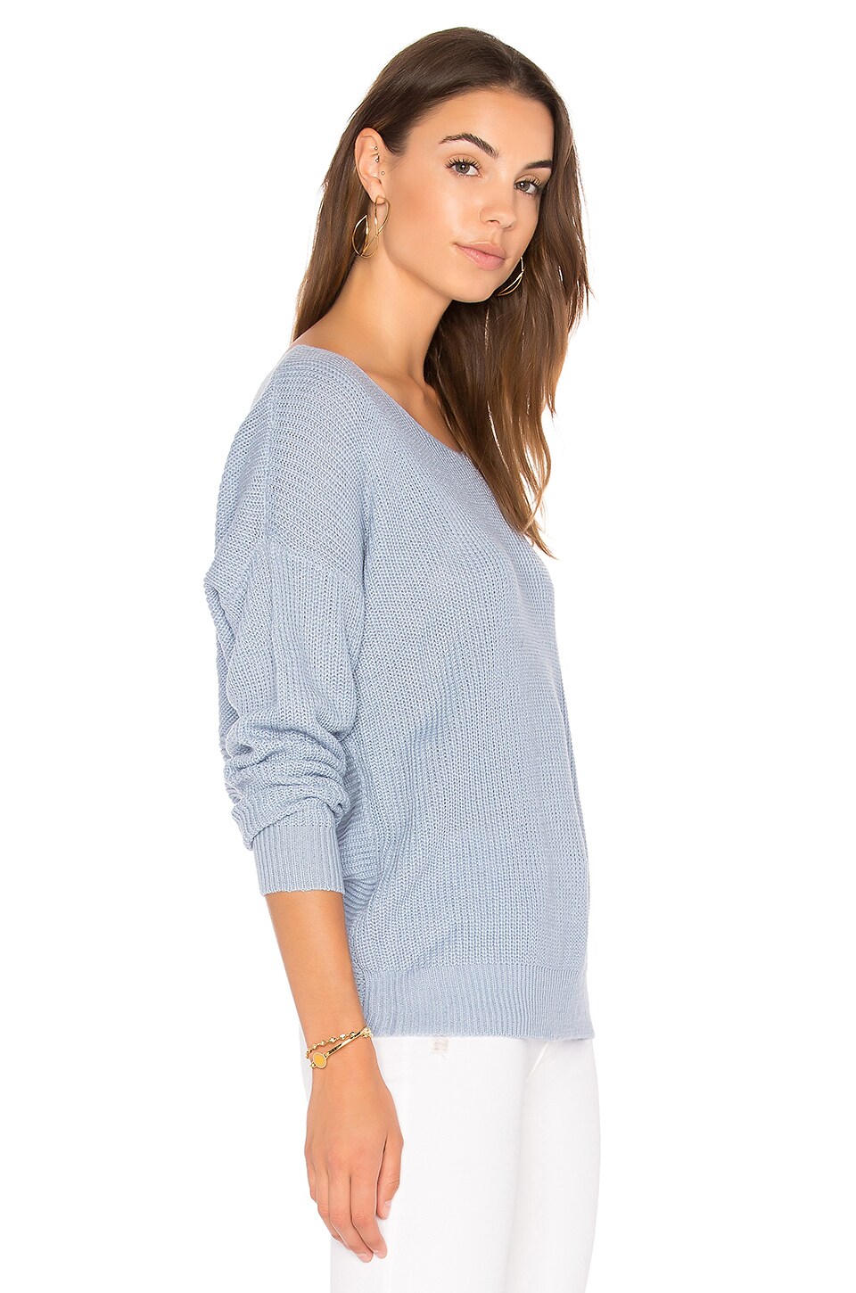 Endless Rose Back Detail Sweater in Powder Blue | REVOLVE