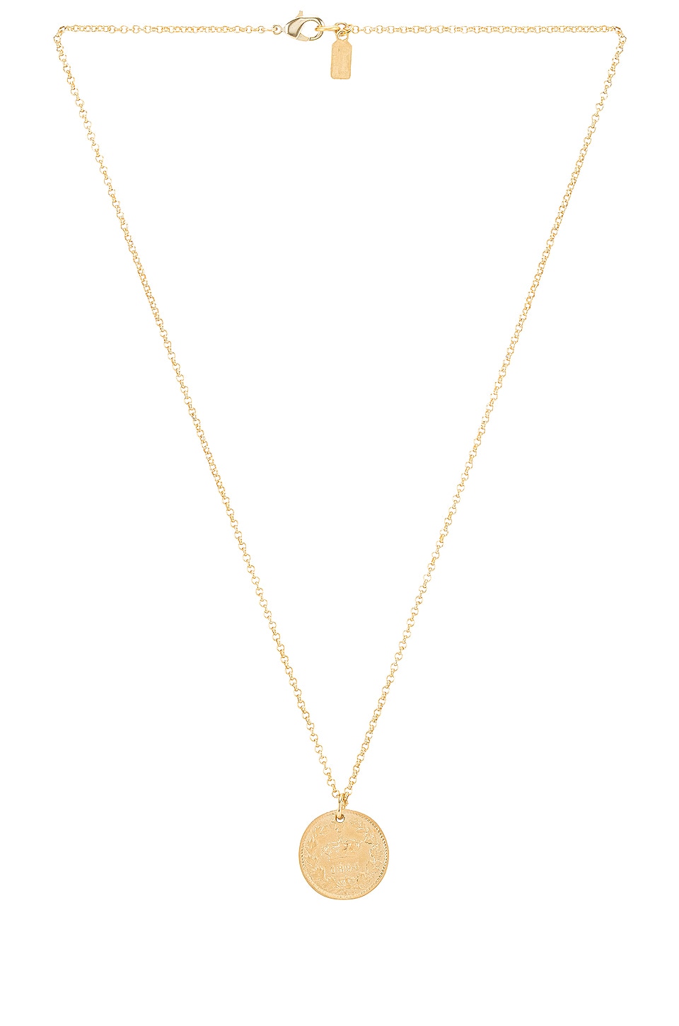 Electric Picks Jewelry Fortune Necklace in Gold | REVOLVE