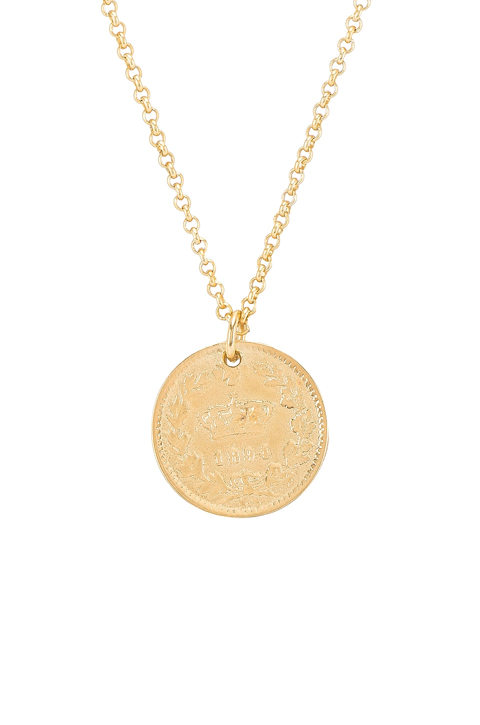 Electric Picks Jewelry Fortune Necklace in Gold | REVOLVE