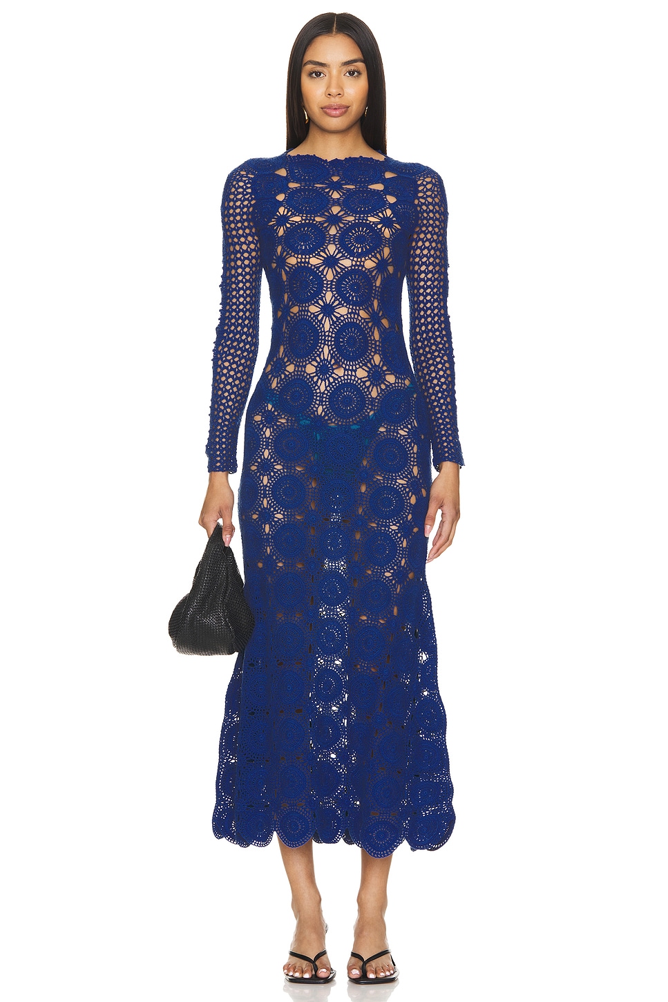 ESCVDO Jules Maxi Dress in Electric Blue | REVOLVE