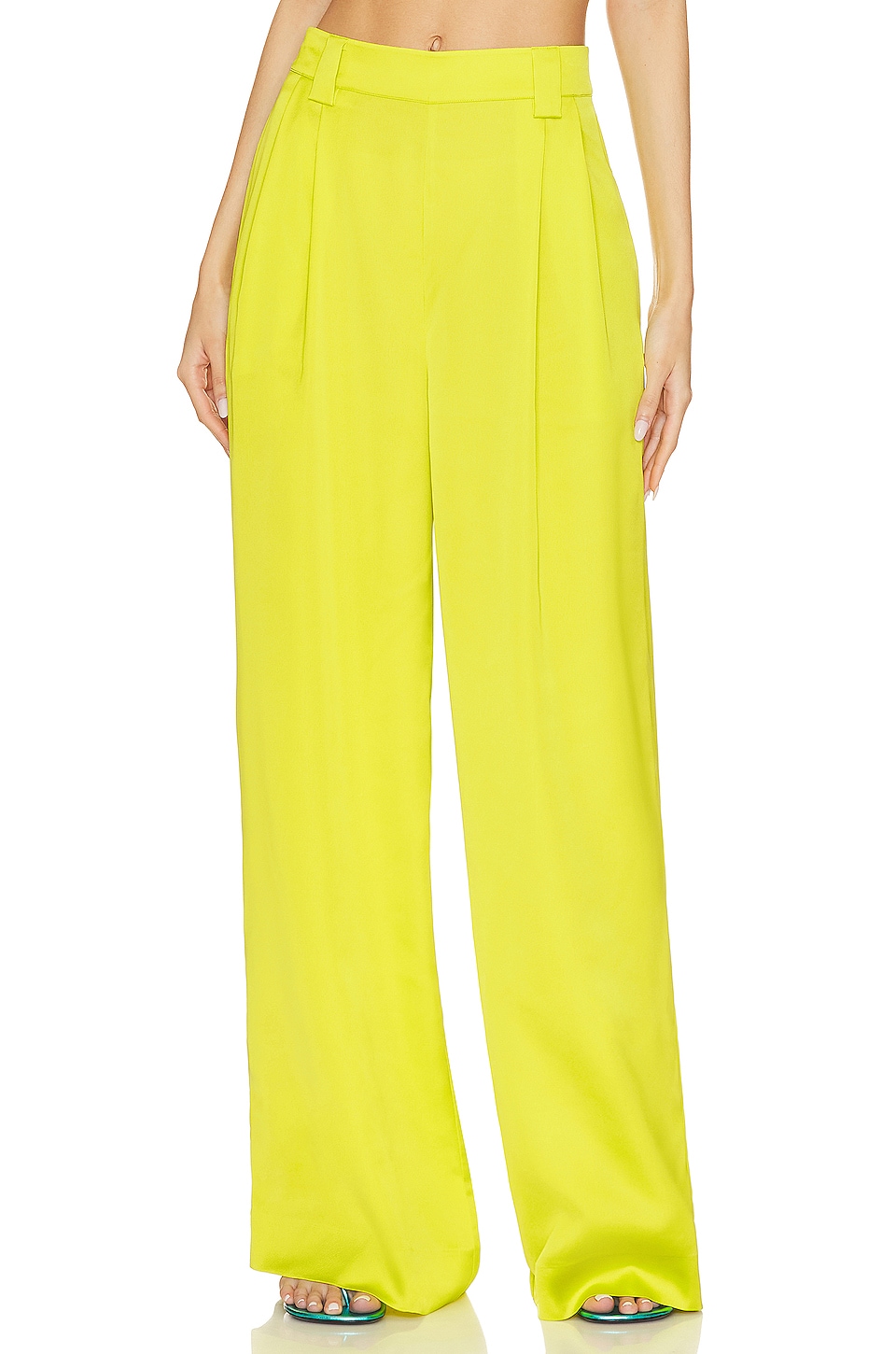 Essentiel Antwerp Dotto Wide Leg Pants in Limoncello | REVOLVE