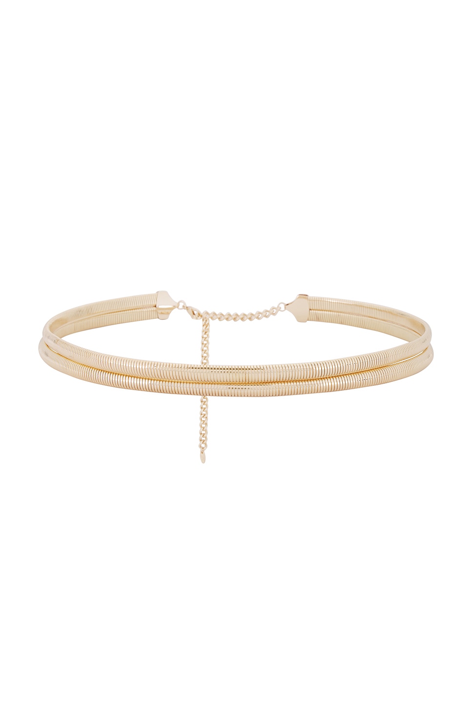 Ettika Wrap Around Flex Snake Chain Belt in Gold | REVOLVE