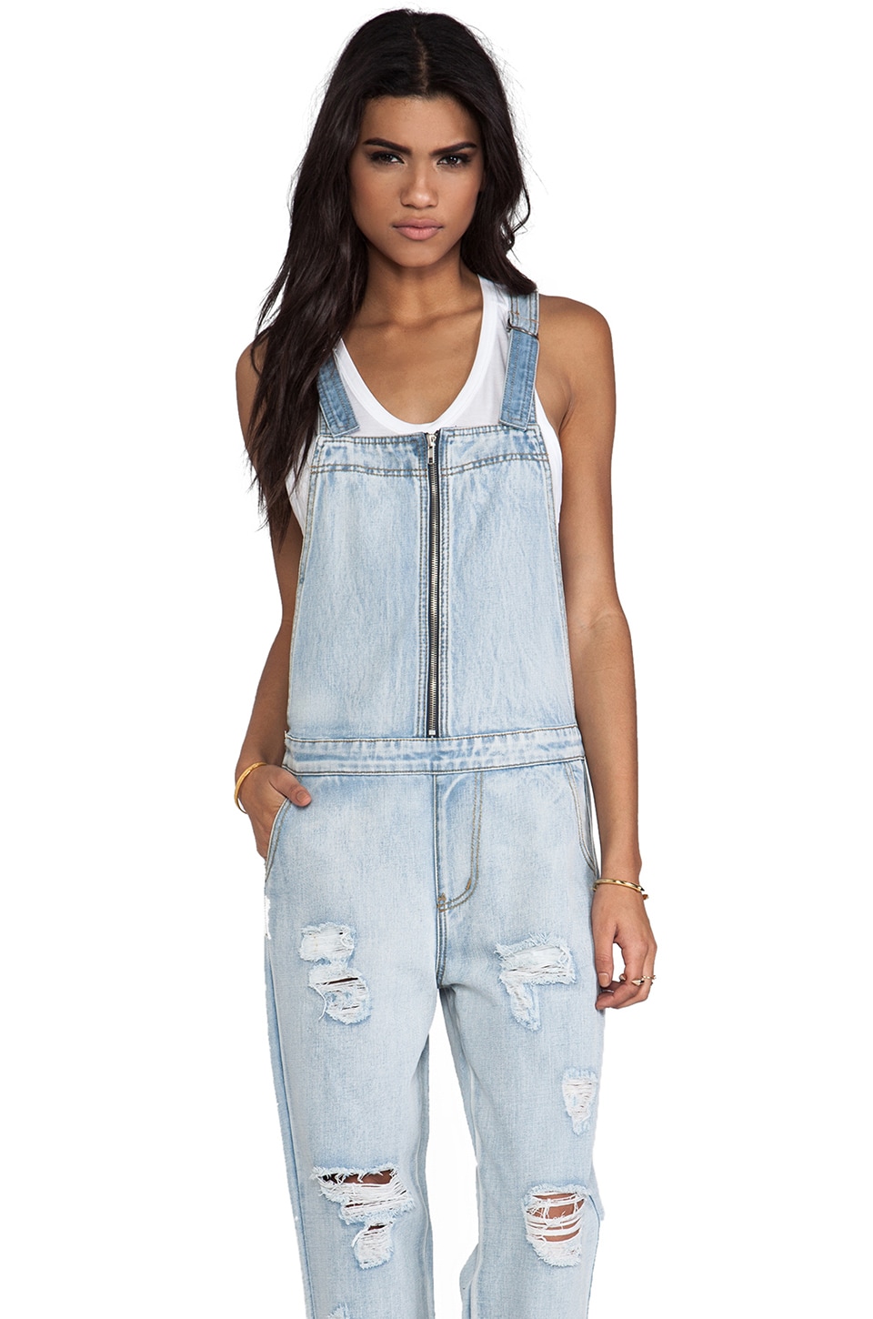 Evil Twin Simple Life Overalls in Vintage Blue | REVOLVE