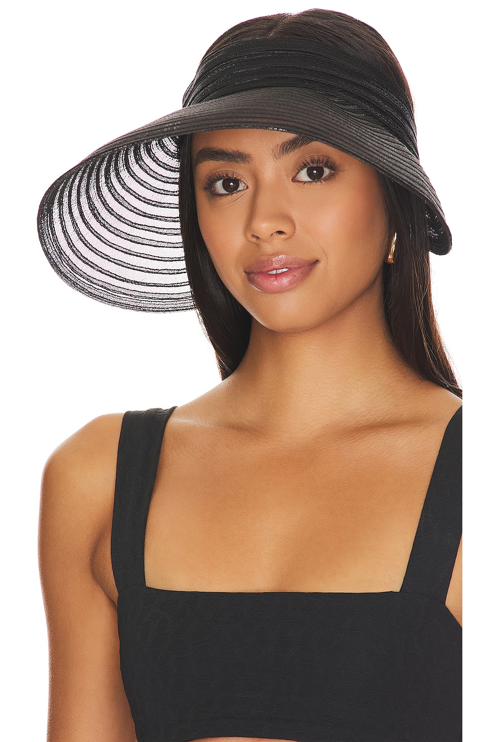 Eugenia Kim Trixie Visor in Black | REVOLVE