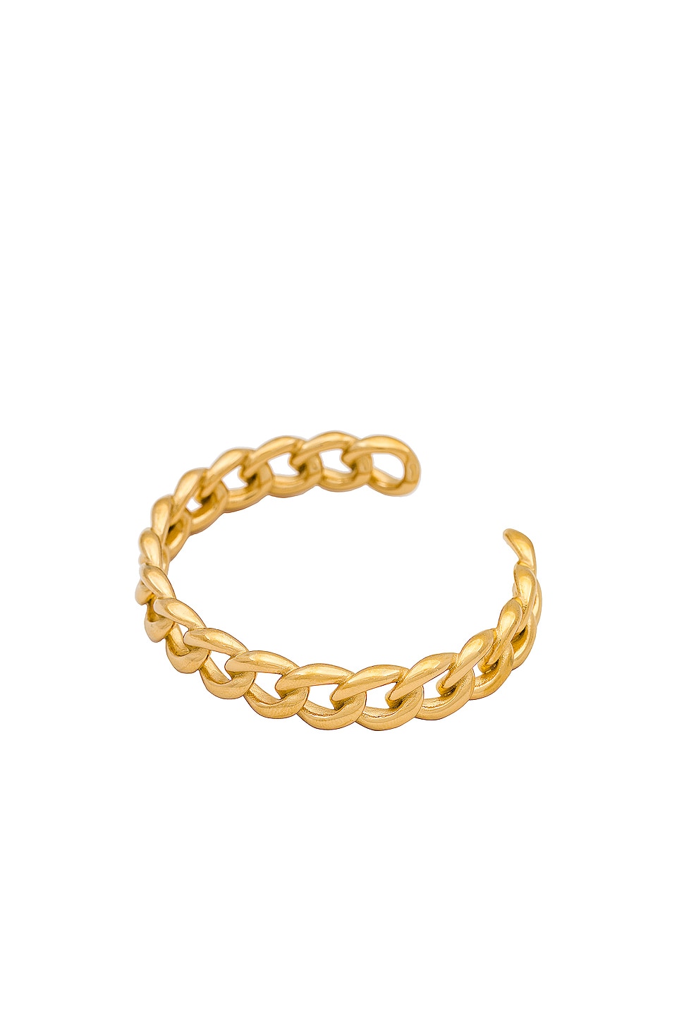Ellie Vail Zariah Chain Link Cuff In Gold in Gold | REVOLVE