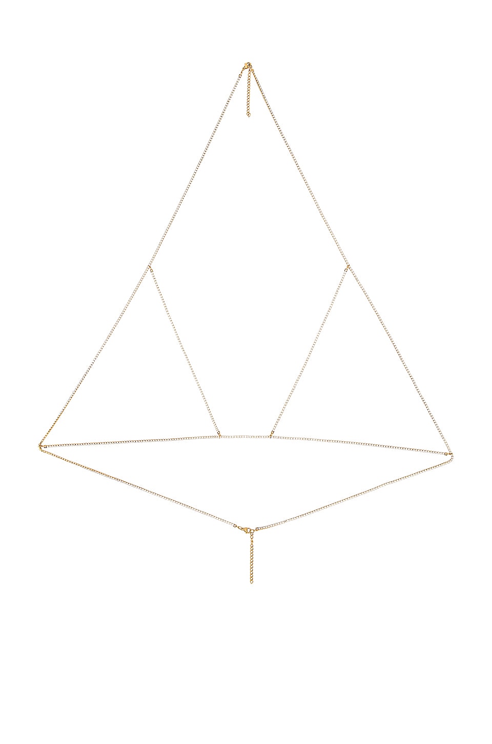 Ellie Vail Liza Bra Body Chain in Gold | REVOLVE