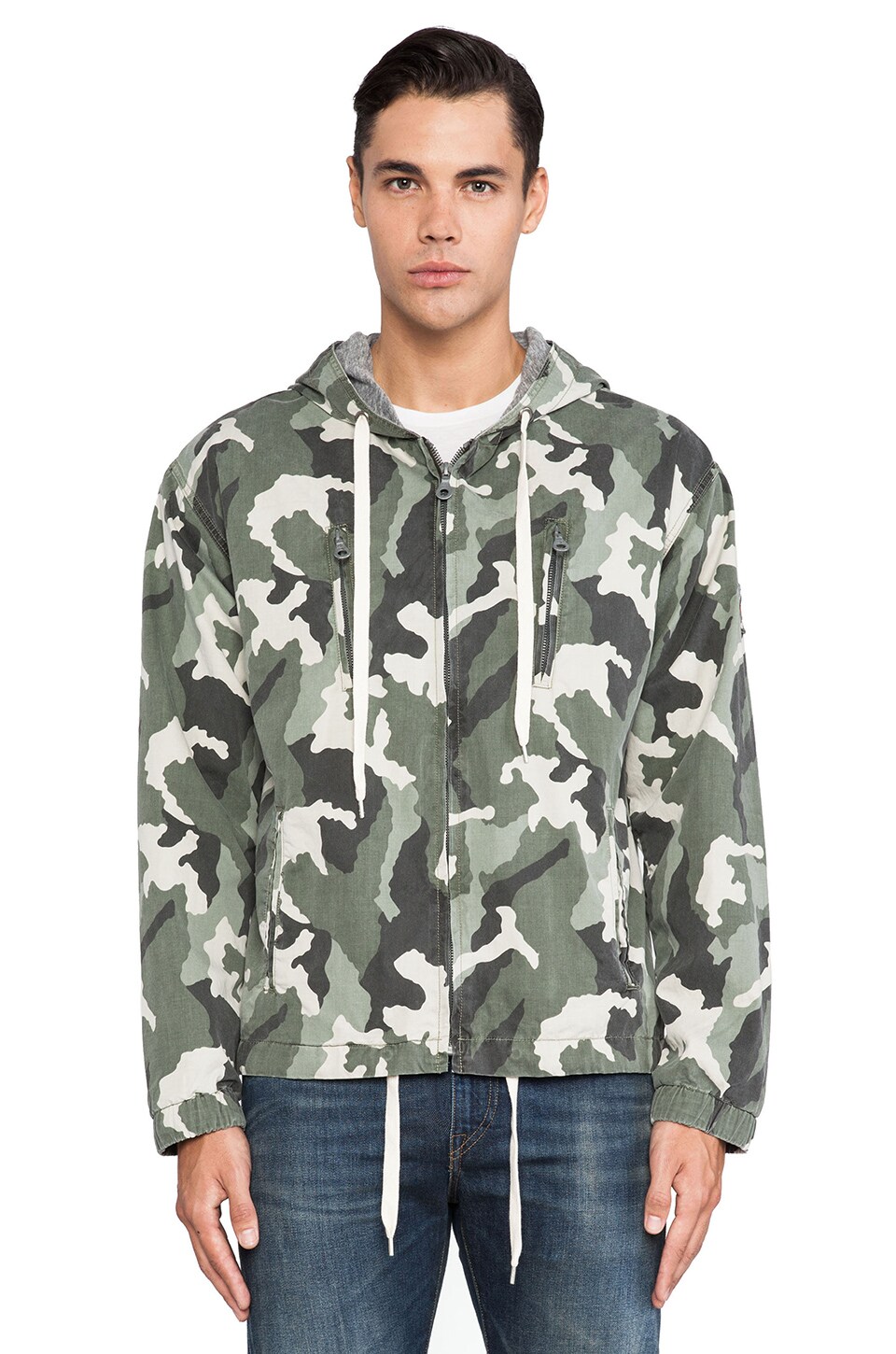 EVER Camo Skipper Jacket in Green Camo | REVOLVE