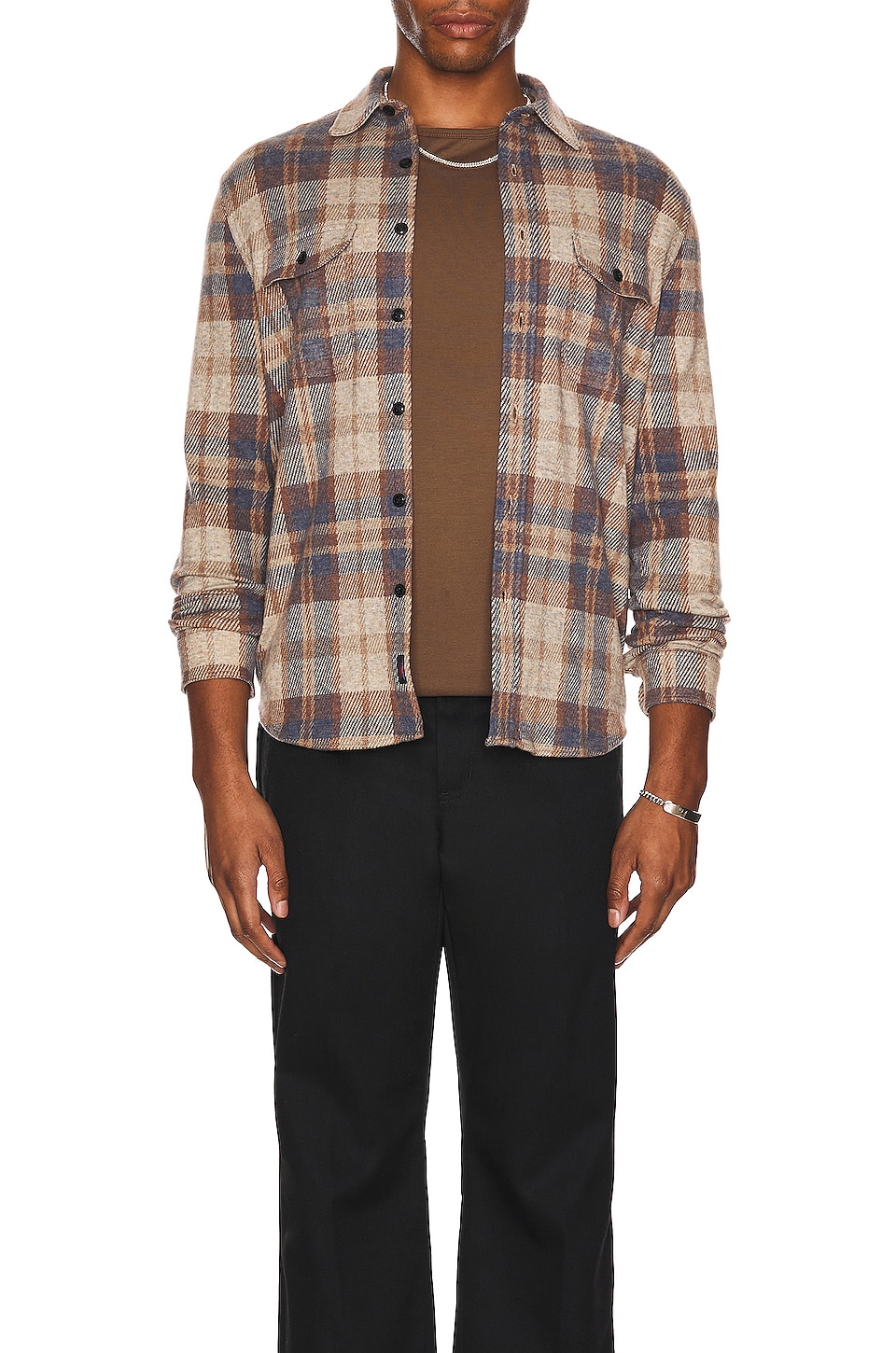 Faherty Legend sweater shirt in bozeman plaid | REVOLVE