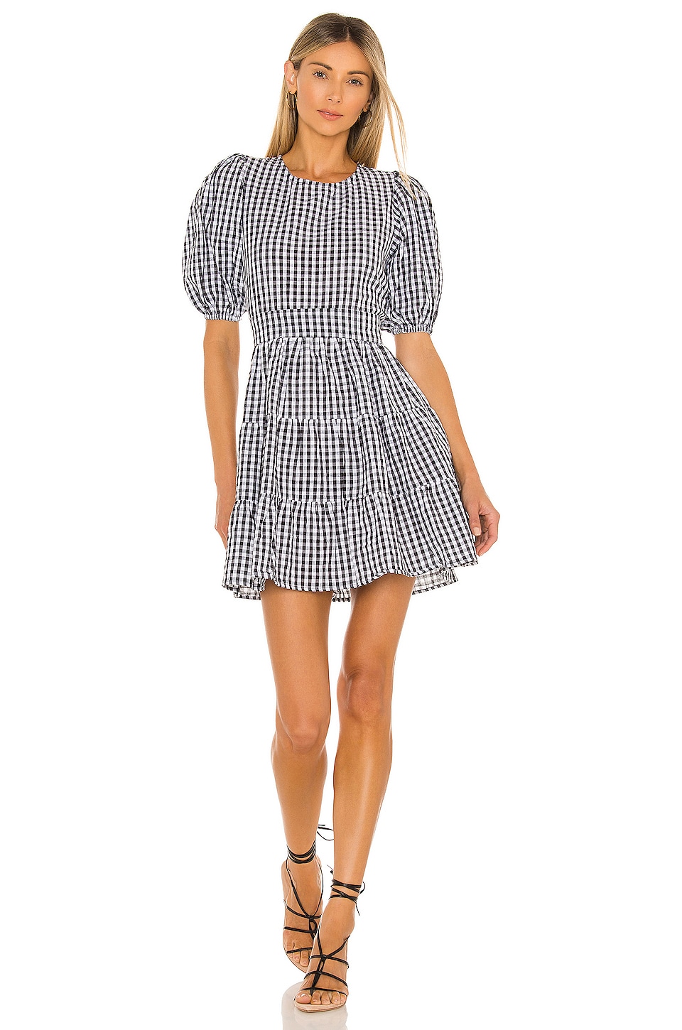 FAITHFULL THE BRAND Lizzy Mini Dress in Varsha Gingham | REVOLVE