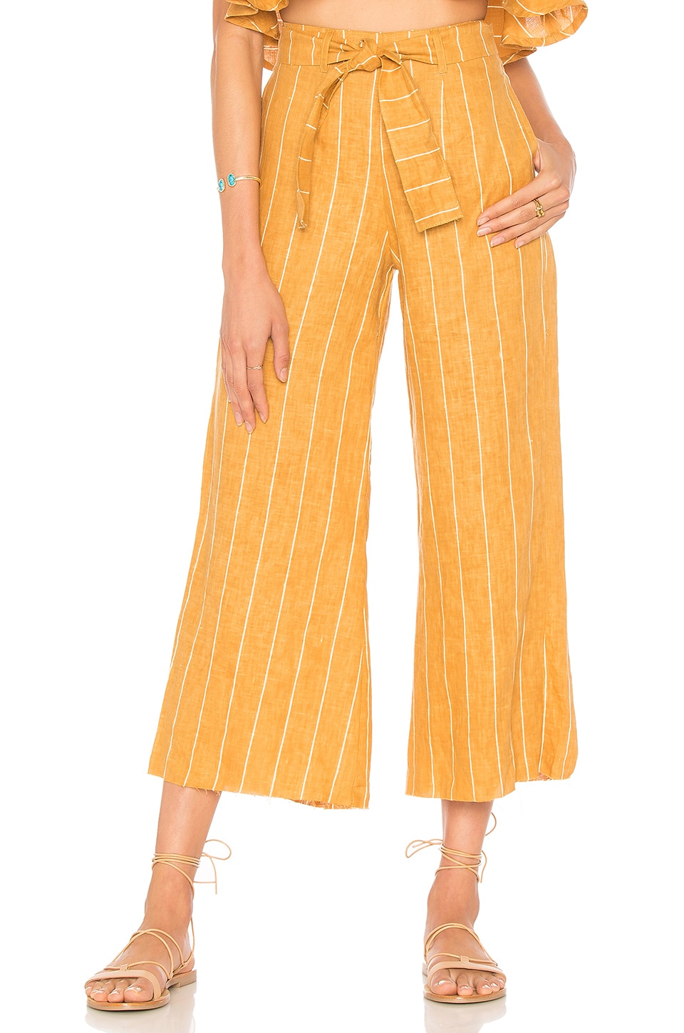 FAITHFULL THE BRAND Como Pants in Copenhagen Stripe Print | REVOLVE