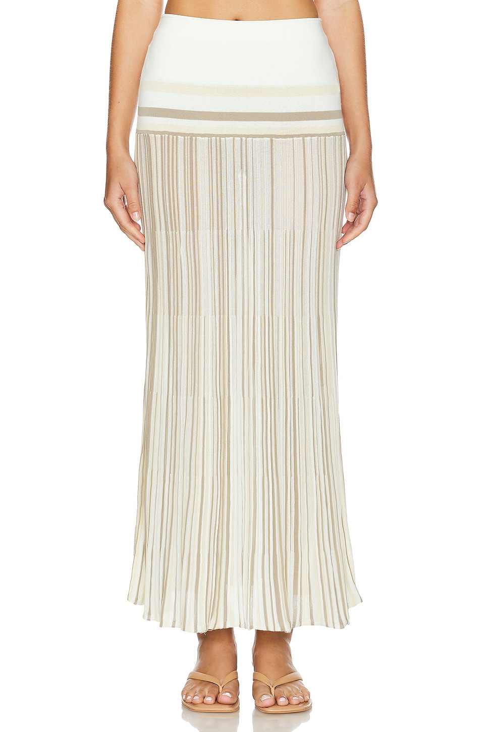 FAITHFULL THE BRAND Citara Skirt in White | REVOLVE