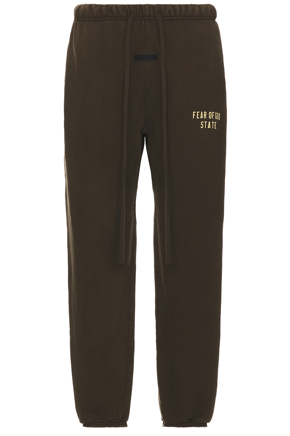 Fear of God ESSENTIALS Heavy Fleece Essential Sweatpant in Brown | REVOLVE