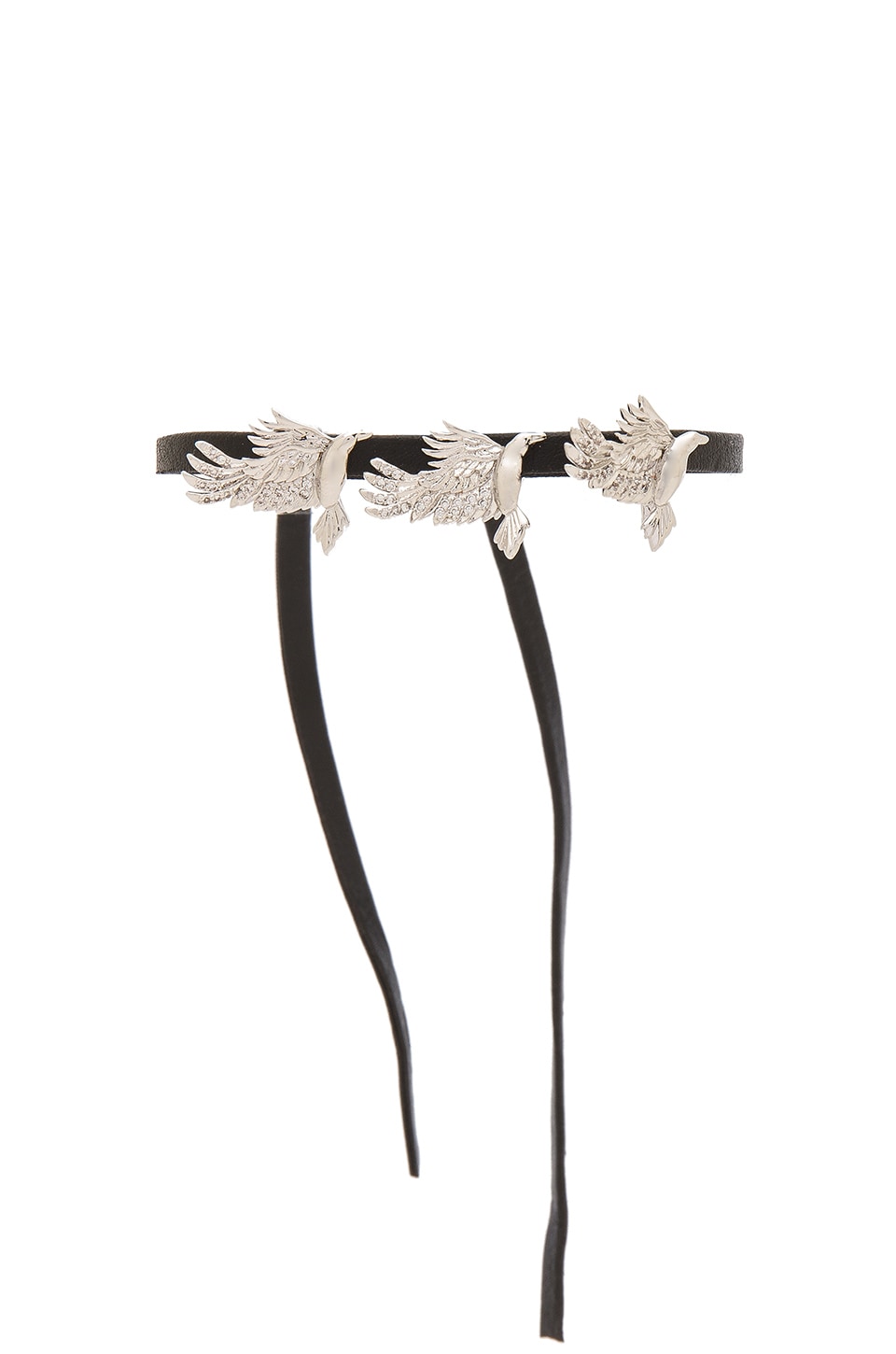 Fallon Raven Wrap Bracelet in Silver | REVOLVE