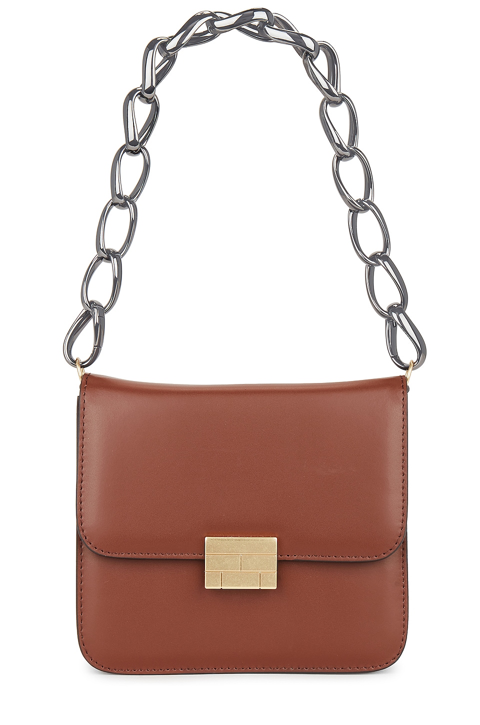 FRAME Le Signature Chain Add On in Gunmetal | REVOLVE