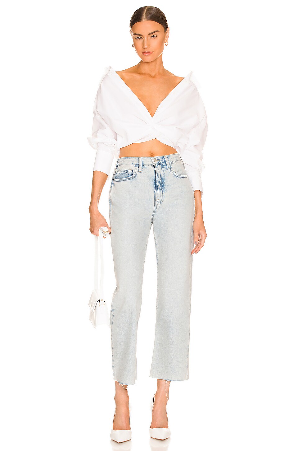 FRAME Le Jane Crop After in Luster | REVOLVE