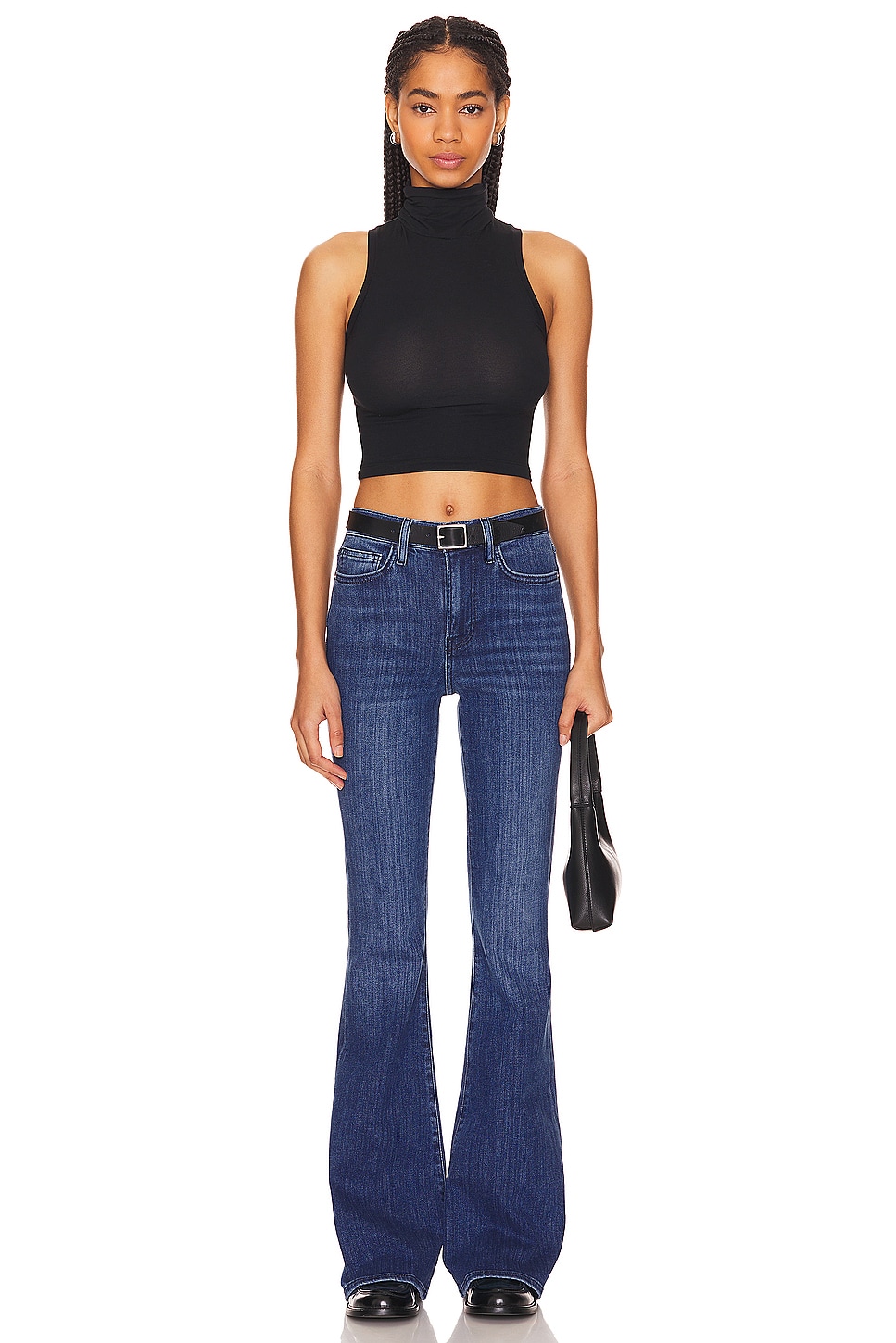 FRAME Le High Flare in Temple | REVOLVE