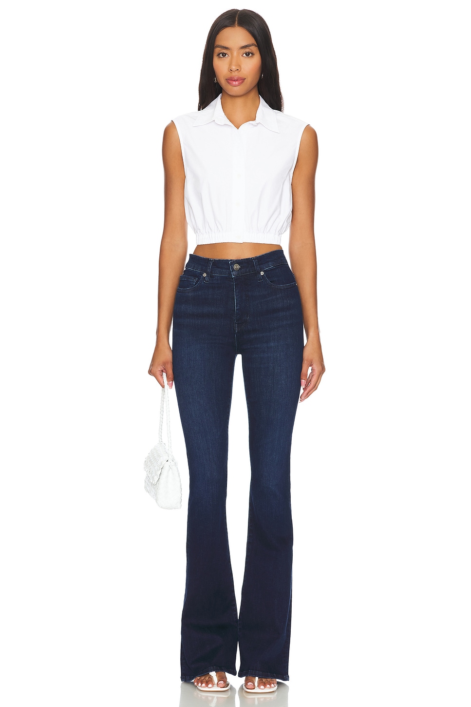 FRAME Le Pixie Petite High Flare in Dante | REVOLVE