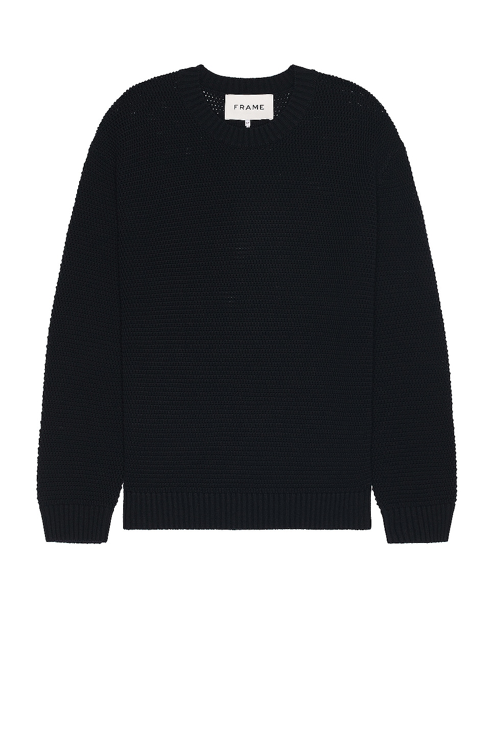 FRAME Cotton Blend Sweater in Midnight Blue | REVOLVE