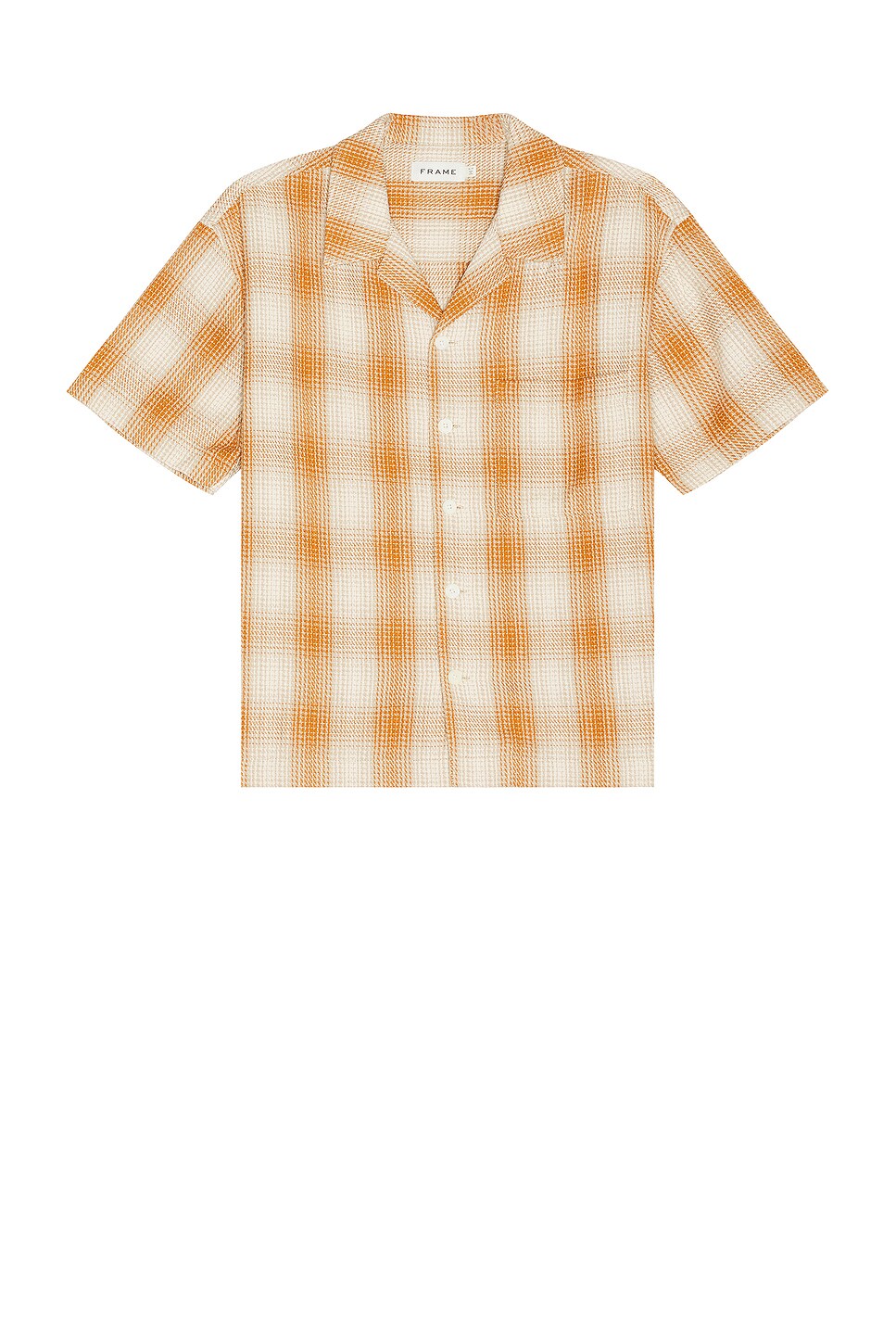FRAME Baja Plaid Shirt in Rust | REVOLVE