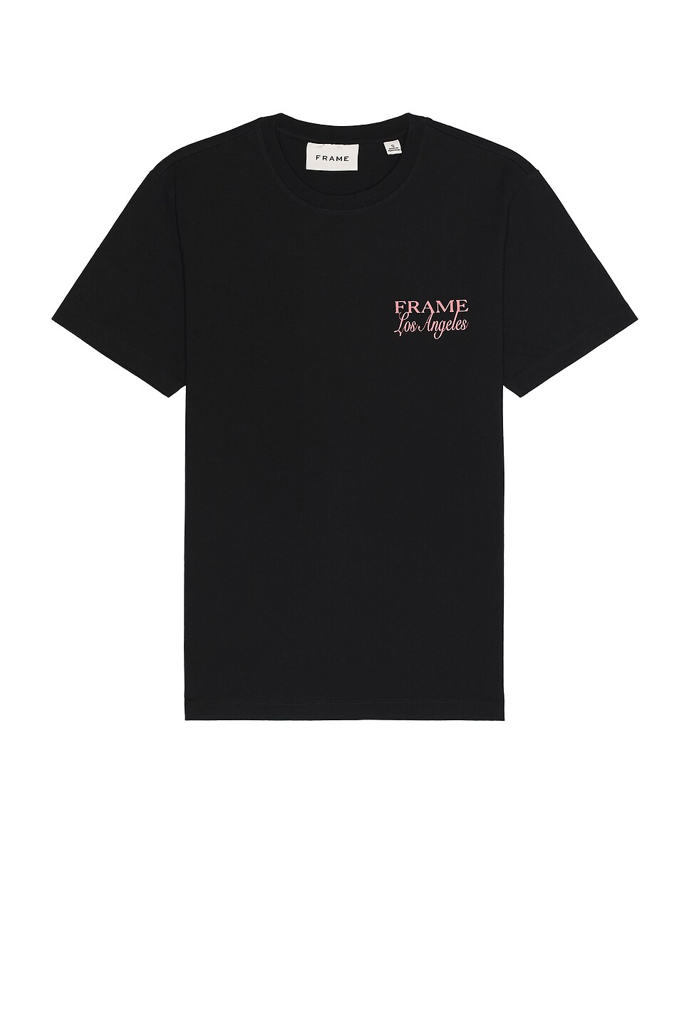 FRAME LA Logo Tee in Black | REVOLVE