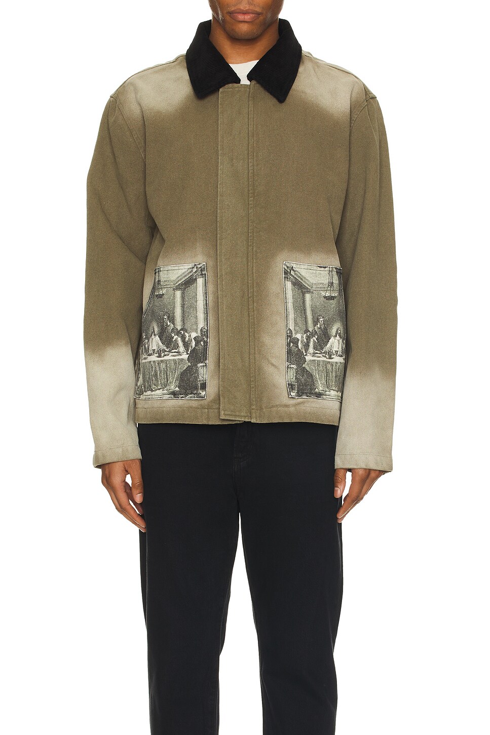 Funeral Apparel Last Supper Work Jacket in Olive Green | REVOLVE