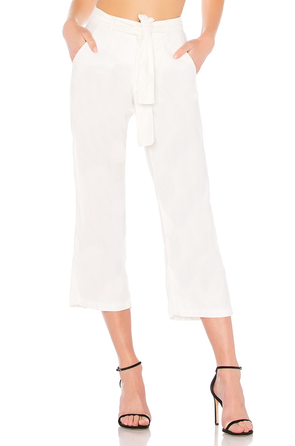 Father's Daughter Chloe Trouser Pant in Cream | REVOLVE
