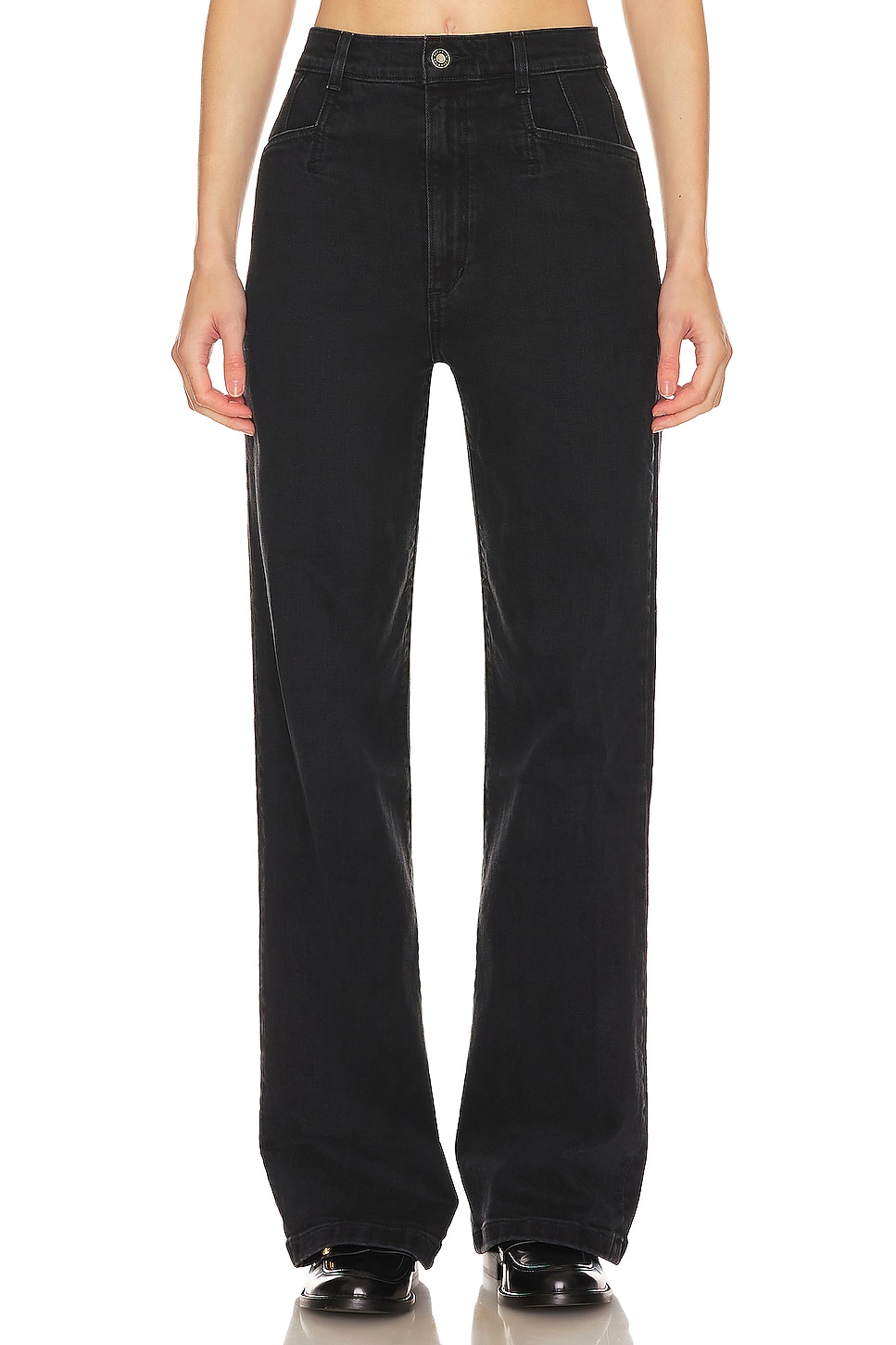 Favorite Daughter The Jordie Super High Rise Wide Leg in Boulder | REVOLVE