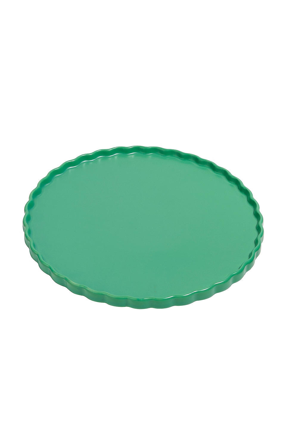 Fazeek Ceramic Dinner Plate Set of 2 in Forest Green | REVOLVE
