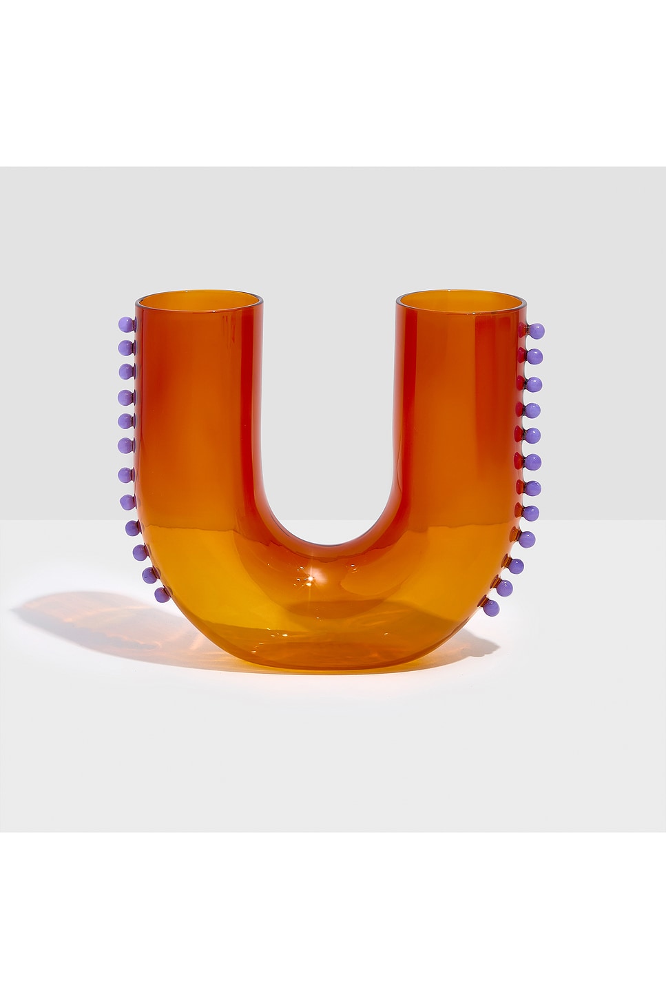 Fazeek Pearl U Vase in Amber & Lilac | REVOLVE