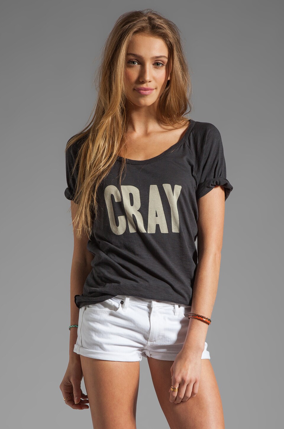 Feel the Piece x TYLER JACOBS Cray Vintage Tee in Vintage Black | REVOLVE