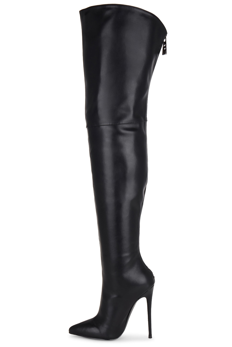 FEMME LA Scorpio Thigh High Boot in Black | REVOLVE