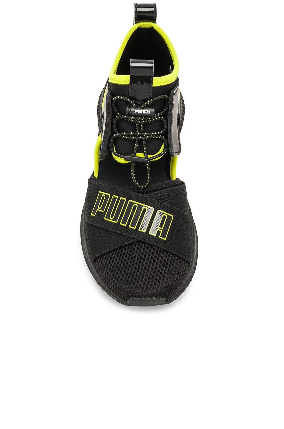 Fenty by Puma Avid Sneaker in Puma Black & Lime Punch & Puma Black ...