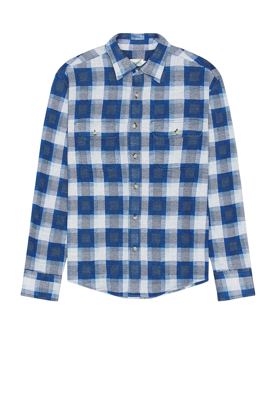 Fair Harbor The Dunewood Flannel Shirt in Wave Blue | REVOLVE