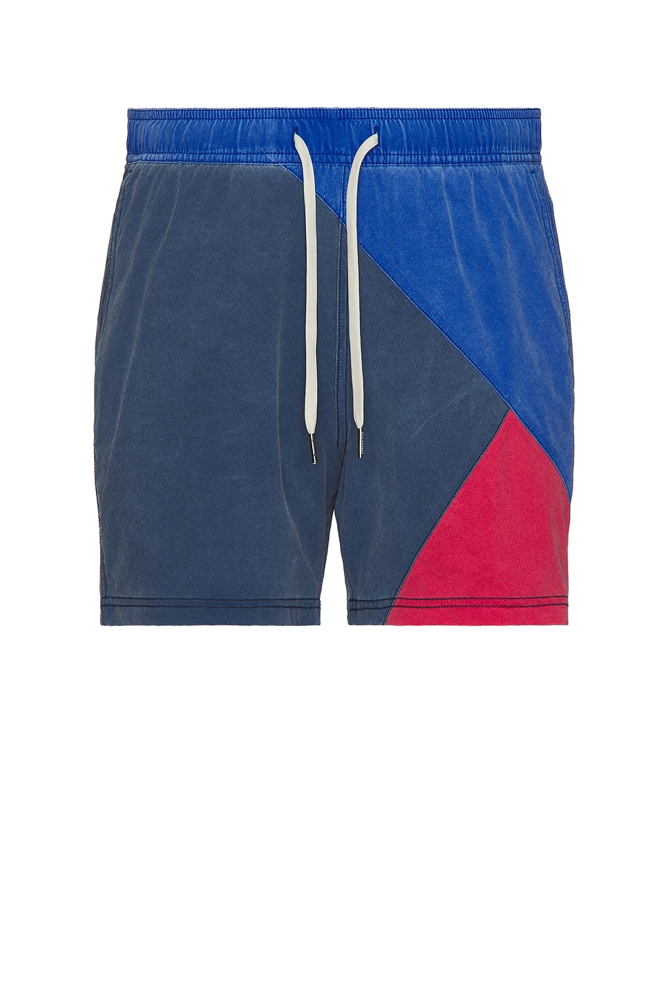 Fair Harbor The Bungalow Swim Trunk in Navy Azul Block | REVOLVE