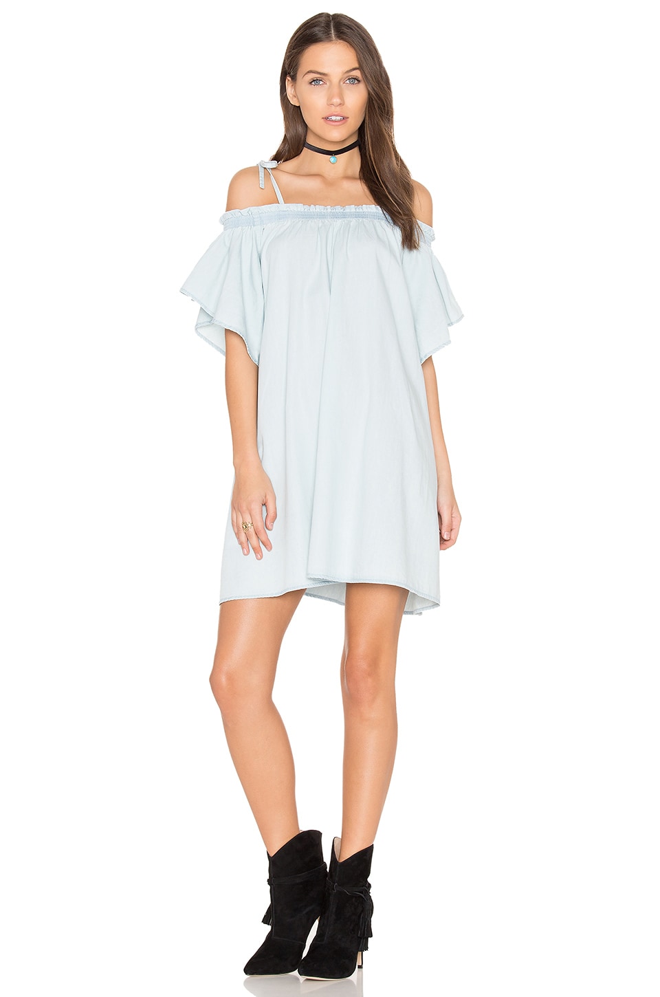 The Fifth Label The Sahara Dress in Light Chambray | REVOLVE