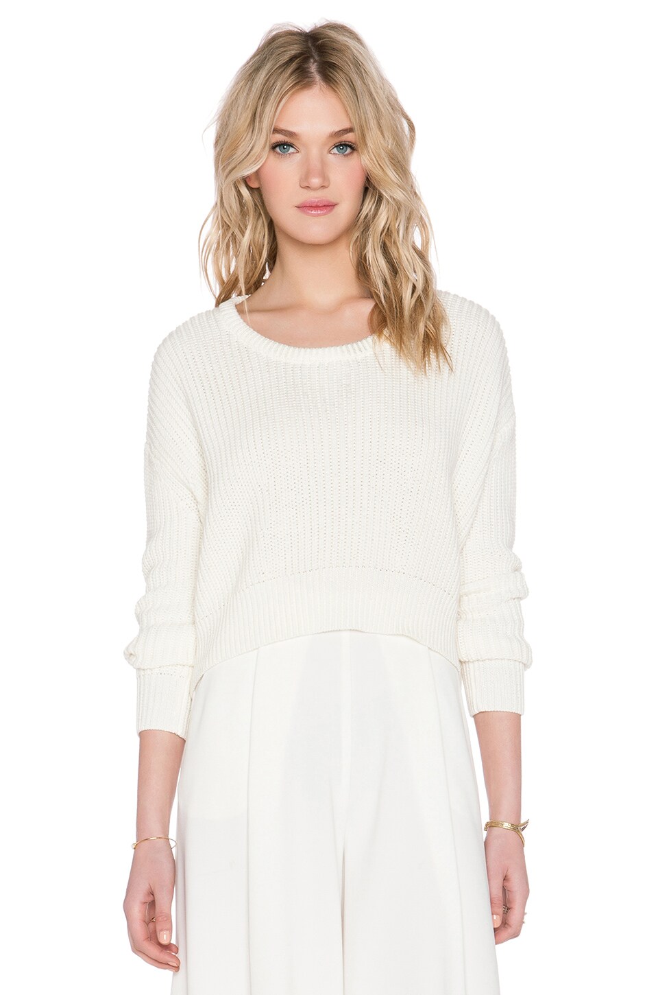 The Fifth Label Play by Play Sweater in Ivory | REVOLVE