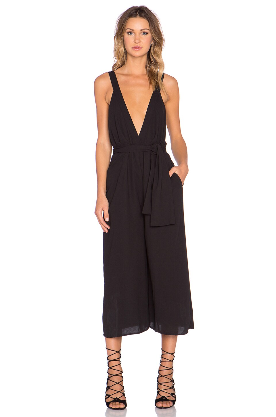 The Fifth Label Poetry In Motion Jump Suit in Black | REVOLVE