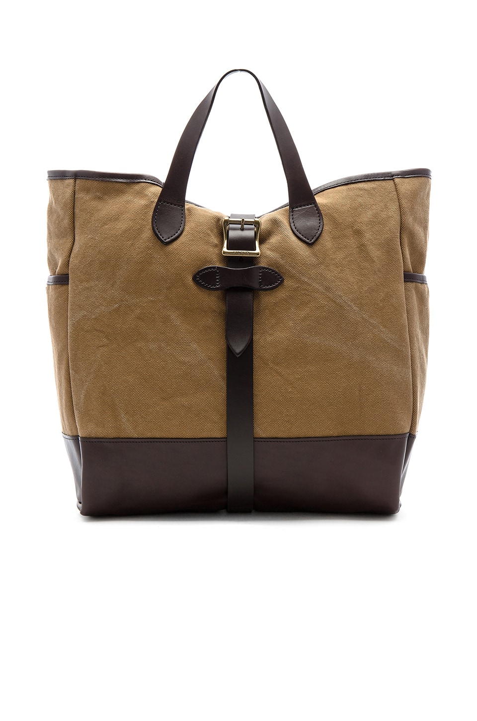 Filson Rugged Canvas Tote in Dark Tan | REVOLVE