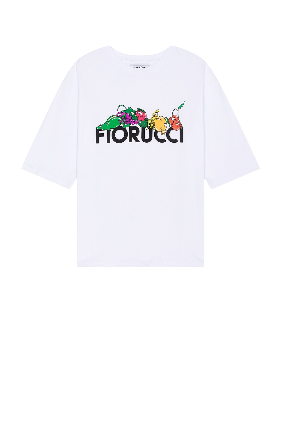 FIORUCCI Fruit Print Regular Fit T-Shirt in White | REVOLVE