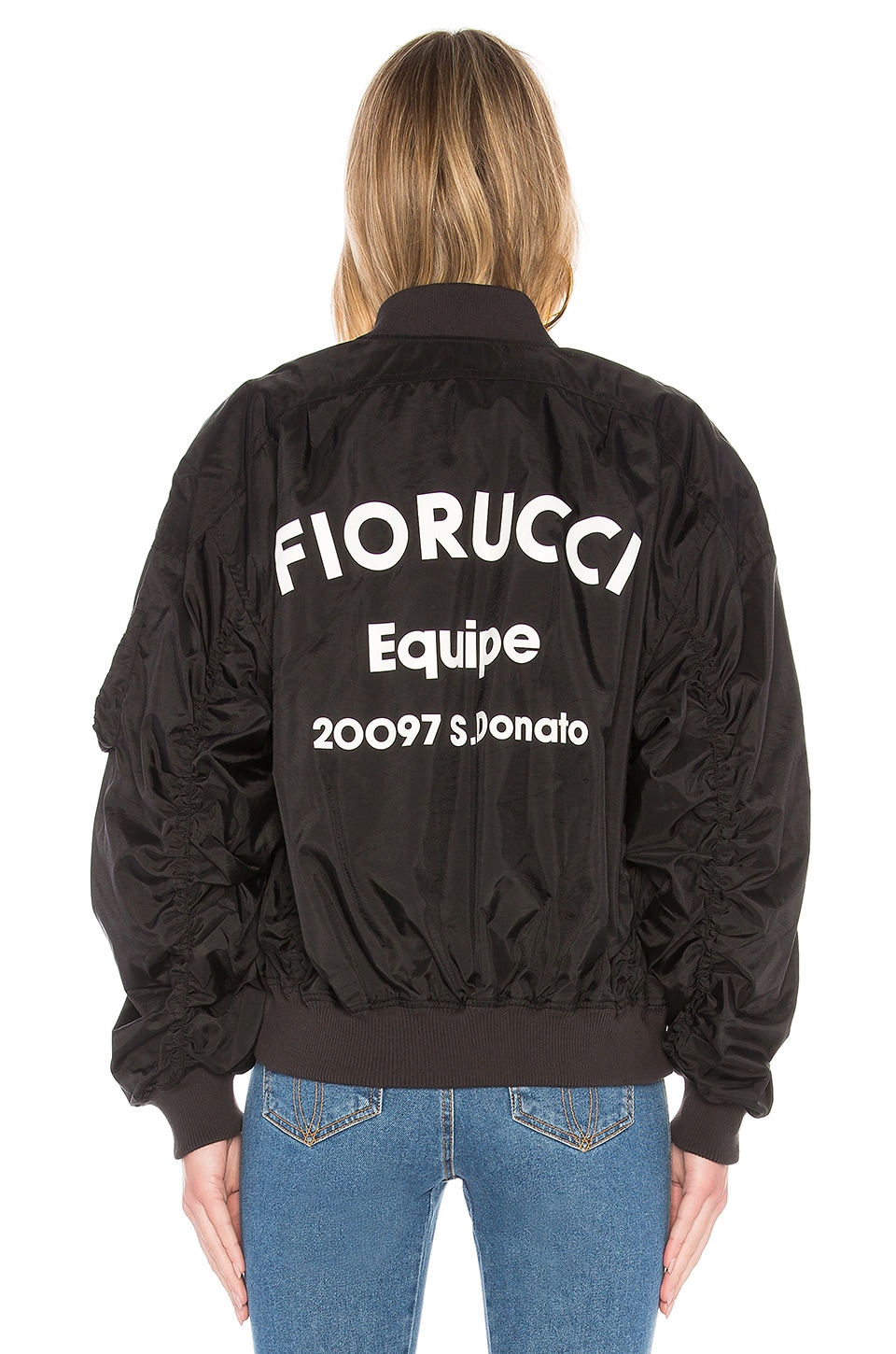 FIORUCCI Lou Bomber Jacket in Black | REVOLVE