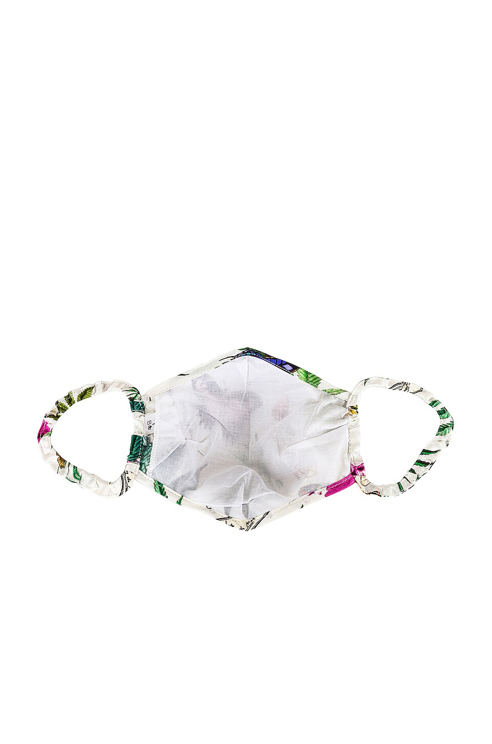 fleur du mal Silk Face Mask in Papillon White | REVOLVE