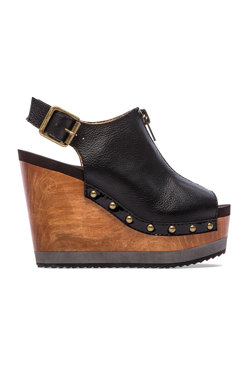 Flogg Chaya Wedge in Black | REVOLVE